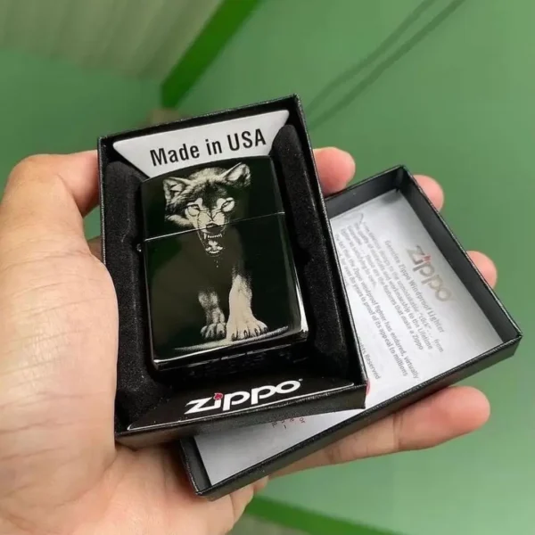 ZIPPO LIGHTER – WOLF DESIGN – Lelangyuk1