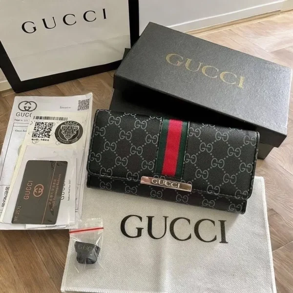 GUCCI GG MONO LONG WALLET – Lelangyuk1