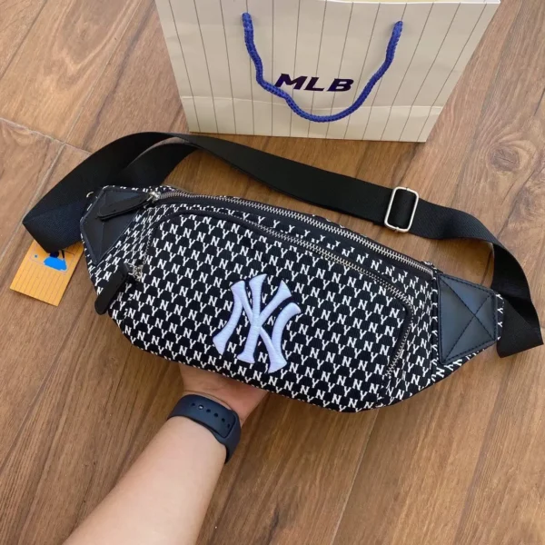 mlb new york yankees waistbag black – Lelangyuk1