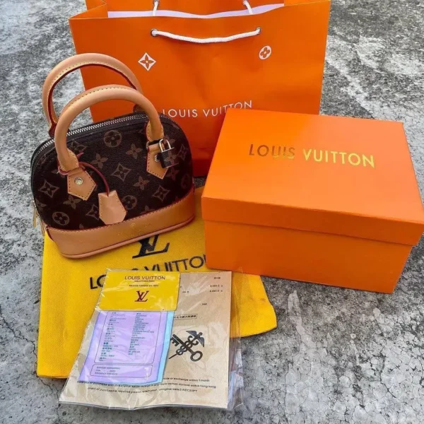 Louis Vuitton Nano Alma Monogram Canvas – Lelangyuk1